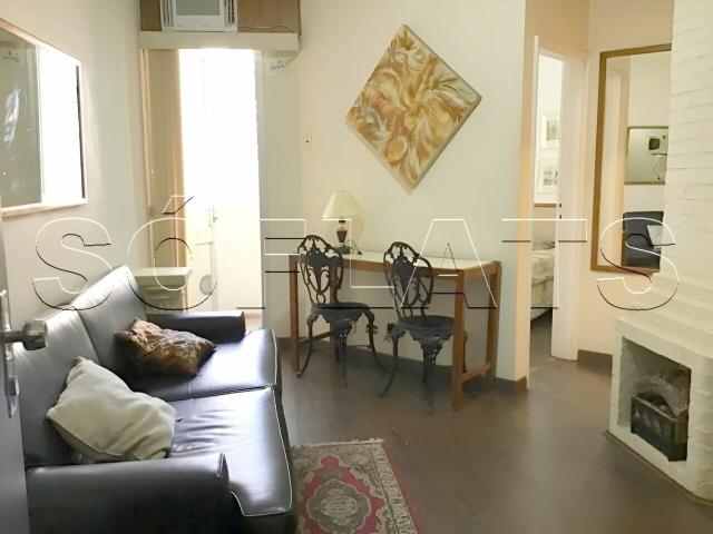Flat para Aluguel com 1 quartos, 35 m² por R$ 2.100