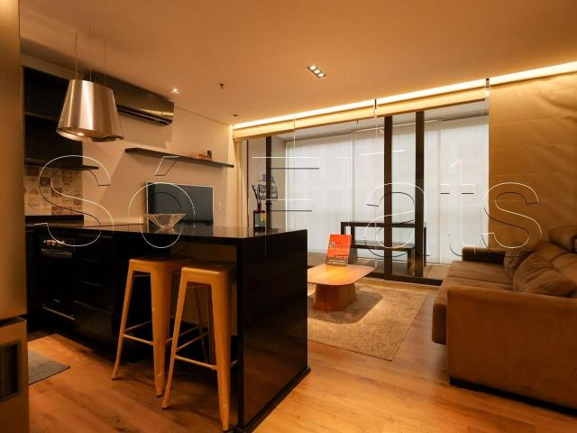 Flat para Aluguel com 1 quartos, 35 m² por R$ 5.100