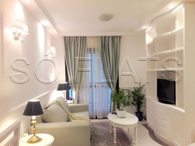 Flat para Aluguel com 1 quartos, 38 m² por R$ 4.300