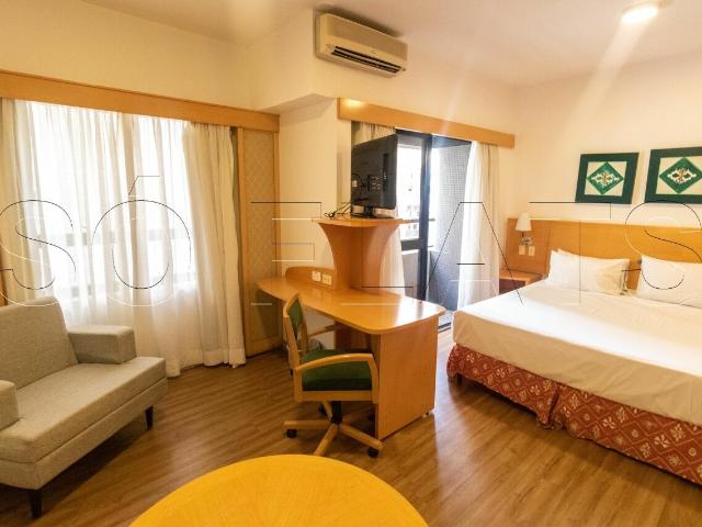 Flat para Aluguel com 1 quartos, 32 m² por R$ 3.000