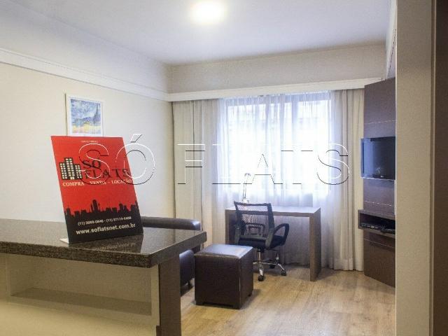 Flat para Aluguel com 1 quartos, 33 m² por R$ 3.249