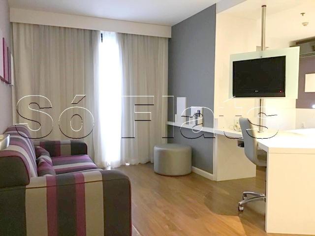 Flat para Aluguel com 1 quartos, 33 m² por R$ 4.400