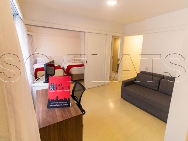 Flat para Aluguel com 1 quartos, 33 m² por R$ 4.433