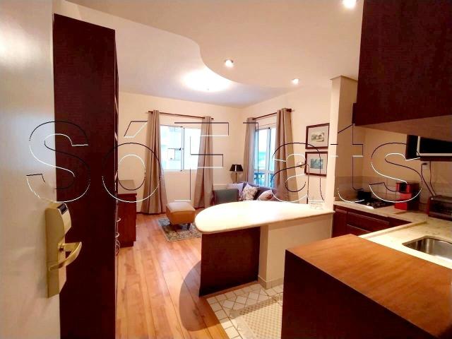 Flat para Aluguel com 1 quartos, 33 m² por R$ 4.440