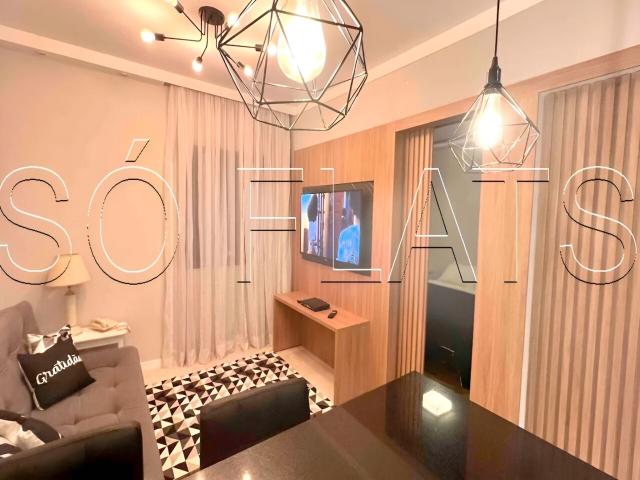 Flat para Aluguel com 1 quartos, 33 m² por R$ 5.700