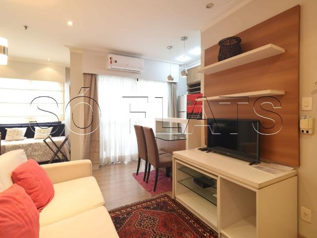 Flat para Aluguel com 1 quartos, 44 m² por R$ 3.700