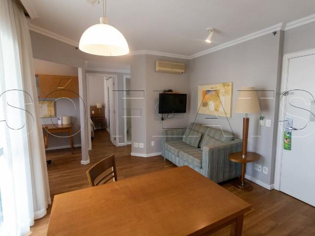 Flat para Aluguel com 1 quartos, 45 m² por R$ 3.650
