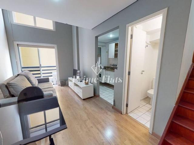 Flat para Aluguel com 1 quartos, 45 m² por R$ 3.718