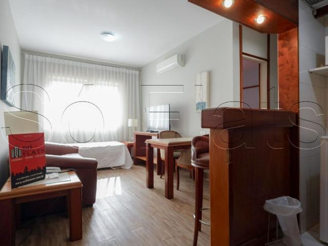 Flat para Aluguel com 1 quartos, 45 m² por R$ 3.900