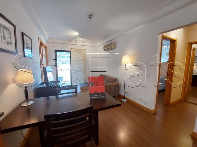 Flat para Aluguel com 1 quartos, 45 m² por R$ 3.000