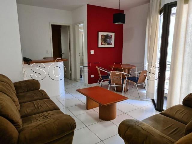 Flat para Aluguel com 1 quartos, 45 m² por R$ 3.100
