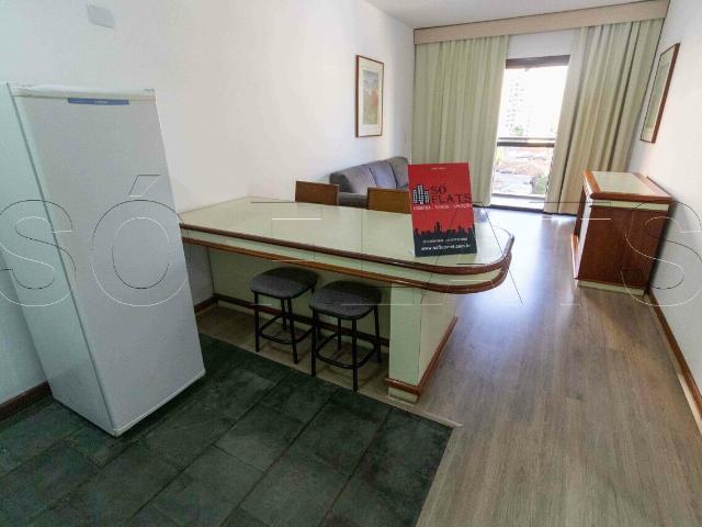 Flat para Aluguel com 1 quartos, 45 m² por R$ 1.910