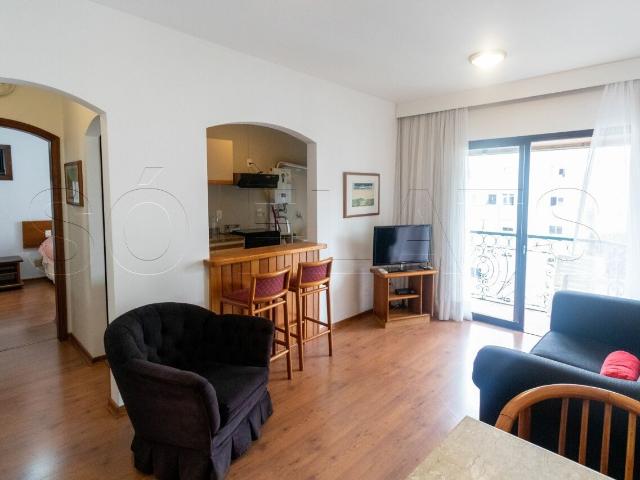 Flat para Aluguel com 1 quartos, 45 m² por R$ 5.948