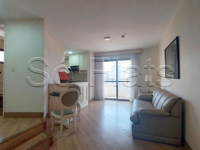 Flat para Aluguel com 1 quartos, 48 m² por R$ 3.000