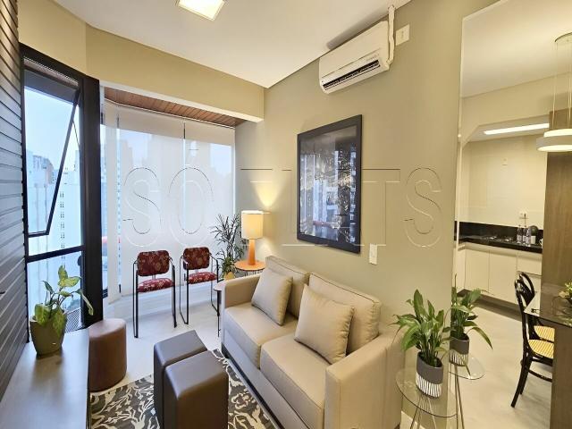 Flat para Aluguel com 1 quartos, 48 m² por R$ 8.140