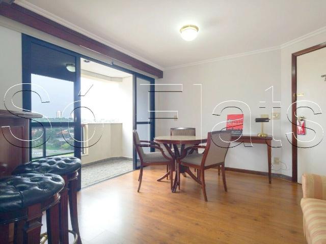 Flat para Aluguel com 1 quartos, 40 m² por R$ 3.100