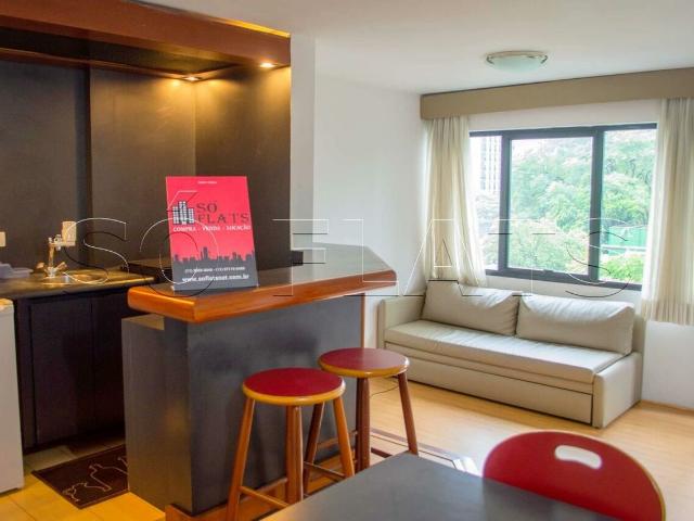 Flat para Aluguel com 1 quartos, 40 m² por R$ 4.367