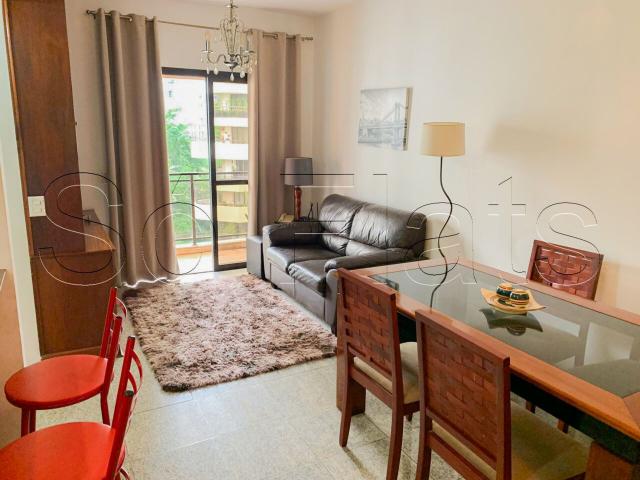 Flat para Aluguel com 1 quartos, 42 m² por R$ 3.100