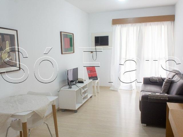 Flat para Aluguel com 1 quartos, 42 m² por R$ 2.500