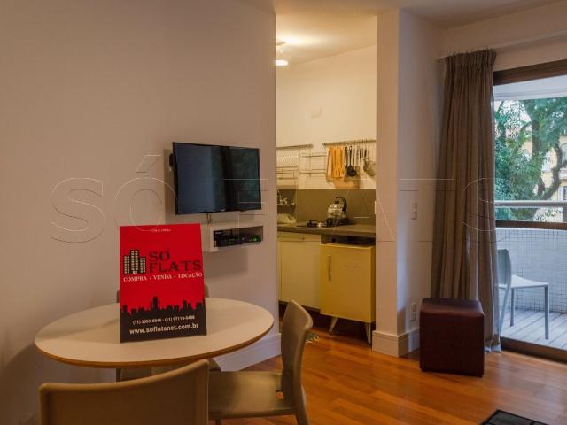 Flat para Aluguel com 1 quartos, 55 m² por R$ 2.900