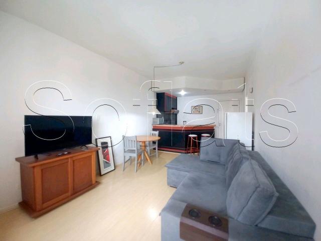 Flat para Aluguel com 1 quartos, 55 m² por R$ 7.800