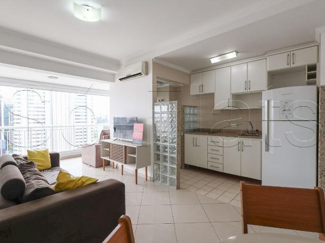 Flat para Aluguel com 1 quartos, 55 m² por R$ 4.300