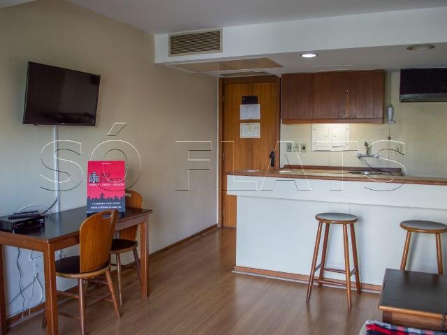 Flat para Aluguel com 1 quartos, 56 m² por R$ 3.240