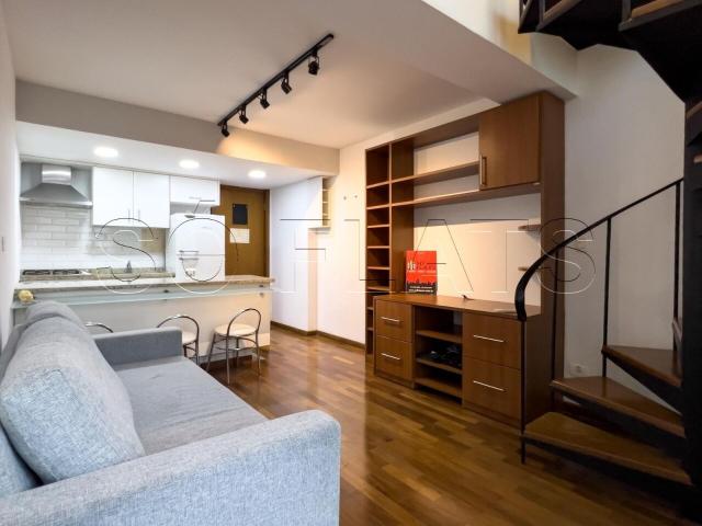 Flat para Aluguel com 1 quartos, 56 m² por R$ 2.556