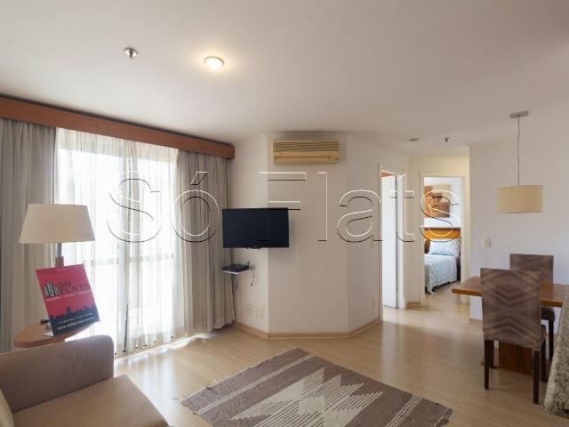 Flat para Aluguel com 1 quartos, 52 m² por R$ 3.800