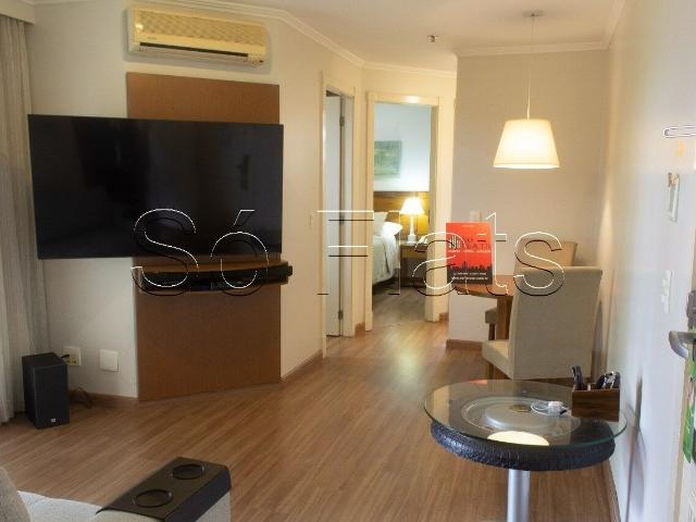 Flat para Aluguel com 2 quartos, 52 m² por R$ 3.225