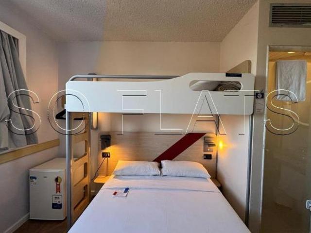 Flat para Investimento no Ibis Budget Paulista | Pool Hoteleiro Accor | Consolação