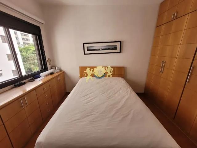 Flat para locação na Vila Nova Conceição Edifício Contemporâneo Cód. JHQ04695