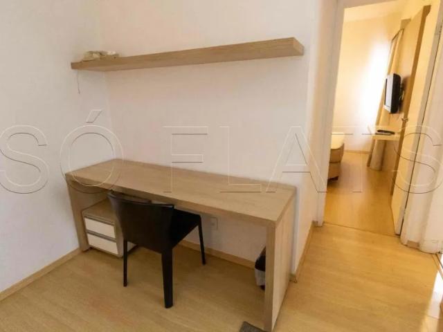 Flat para locação no Opera contendo 42m², 1 dormitório e 1 vaga de garagem