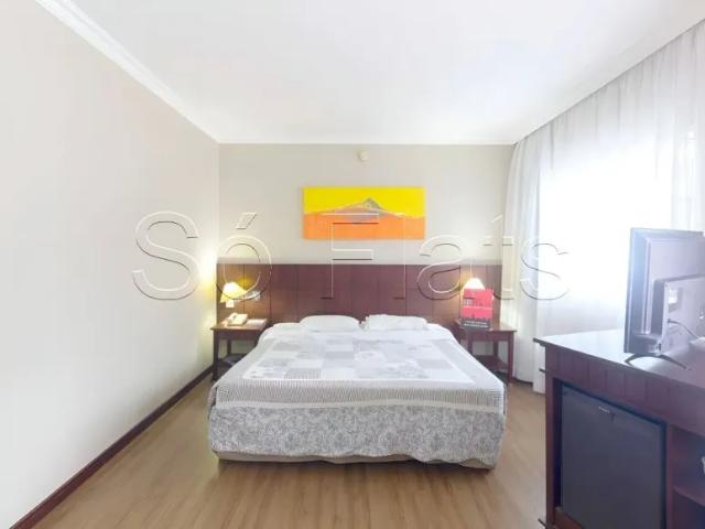Flat para locação no Blue Tree Verbo Divino de 30m², 1 dormitório e 1 vaga