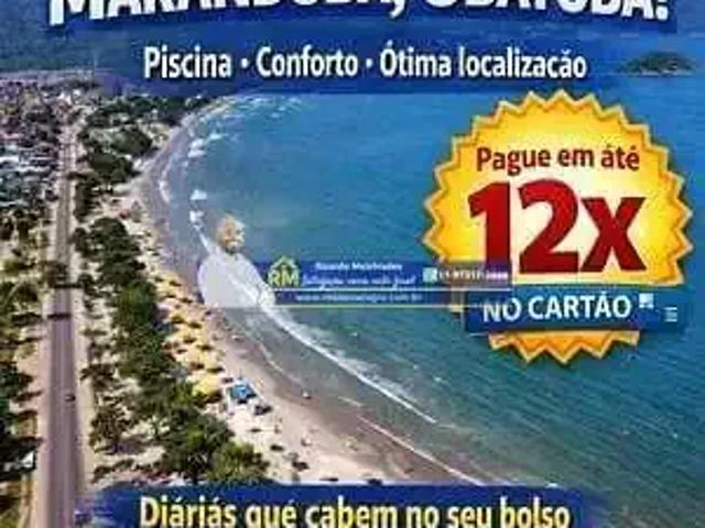 Flat para Locação em Ubatuba/SP Maranduba 2 Quartos