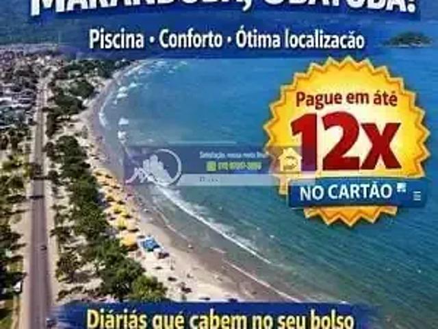 Flat para Locação em Ubatuba/SP Maranduba 2 Quartos