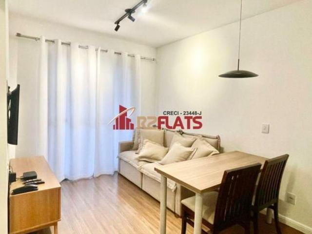Flat para morar ou investir em Berrini, com tudo perto e fácil de alugar!