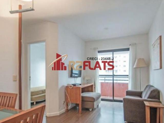 Flat para morar ou investir em Berrini, com tudo perto e fácil de alugar!