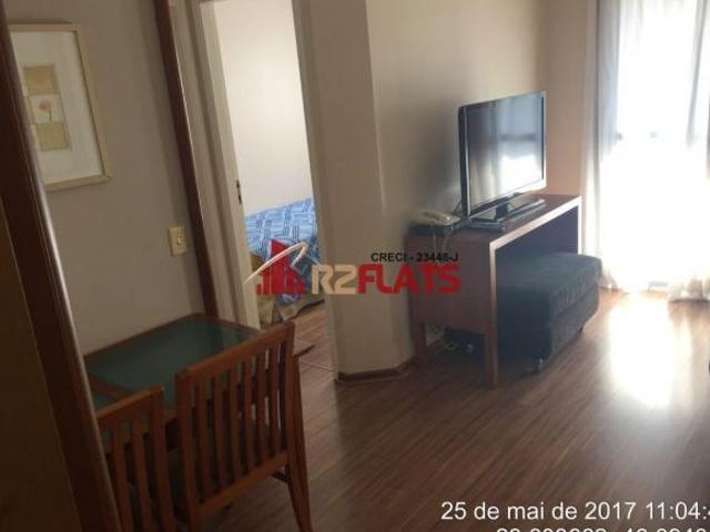 Flat para morar ou investir em Berrini, com tudo perto e fácil de alugar!