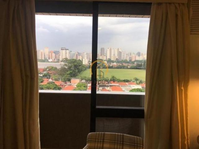 Flat para venda e locação no Brooklin Paulista, 1 quarto, 1 vaga, 33m²