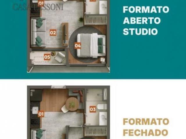 Flat para venda em Cambuí de 31.04m² com 1 Quarto e 1 Garagem
