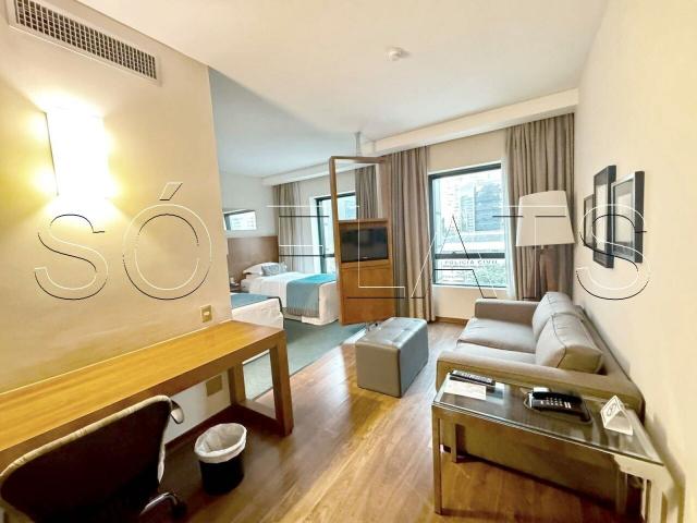Flat para venda em Cidade Monções em São Paulo São Paulo de 30.00m² com 1 Quarto, 1 Suíte e 1 Garagem