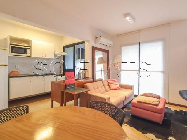 Flat para venda em Cidade Monções em São Paulo São Paulo de 42.00m² com 1 Quarto, 1 Suíte e 1 Garagem