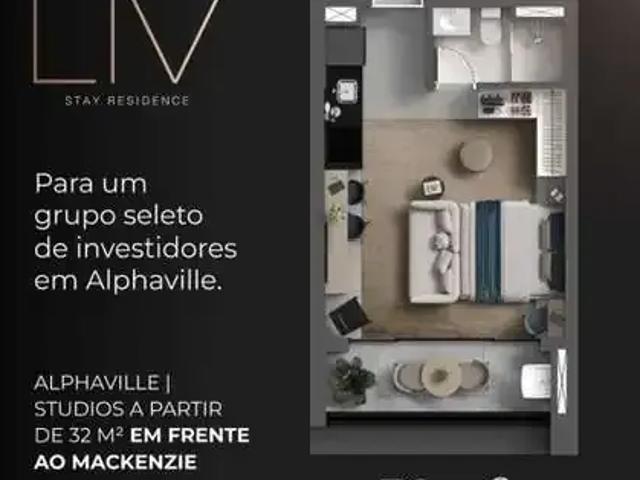 Flat para Venda em Barueri/SP Centro Empresarial Tamboré 1 Quartos