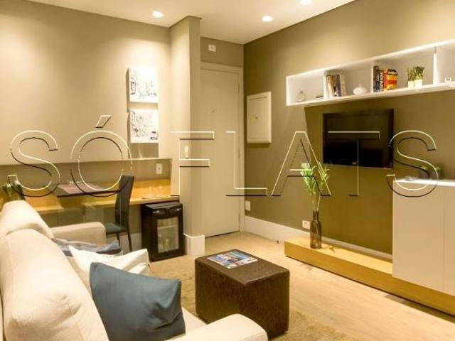 Flat para venda em Brooklin Novo de 55.00m² com 1 Quarto, 1 Suite e 1 Garagem