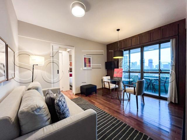 Flat para venda em Brooklin Paulista em São Paulo São Paulo de 40.00m² com 1 Quarto, 1 Suíte e 1 Garagem