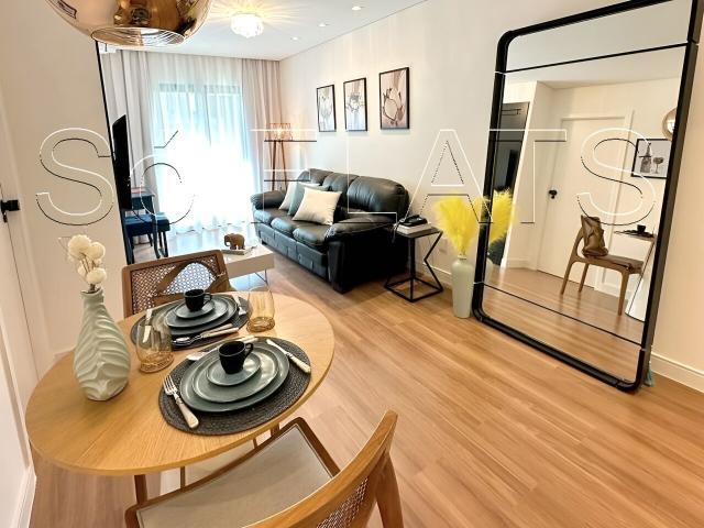 Flat para venda em Brooklin Paulista em São Paulo São Paulo de 45.00m² com 1 Quarto, 1 Suíte e 1 Garagem