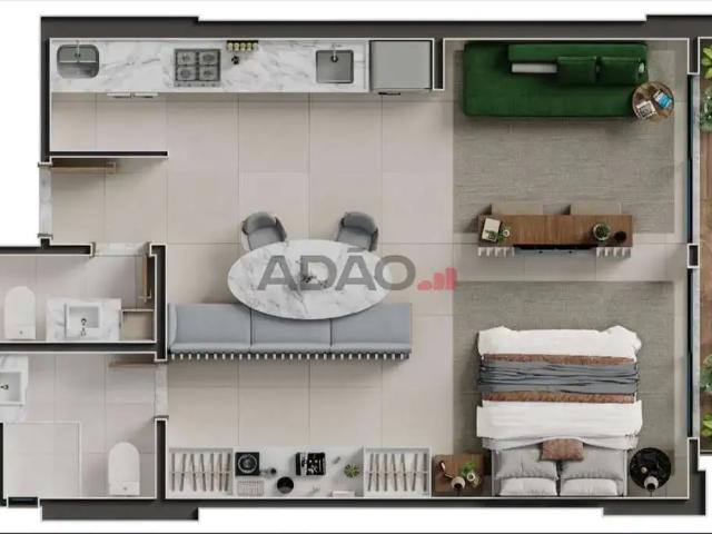 Flat para Venda em Goiânia/GO Jardim Goiás 1 Quartos