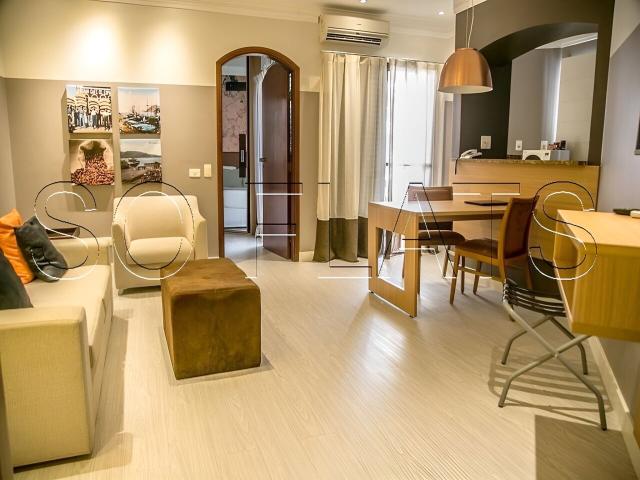 Flat para venda em Gonzaga em Santos São Paulo de 45.00m² com 1 Quarto, 1 Suíte e 1 Garagem
