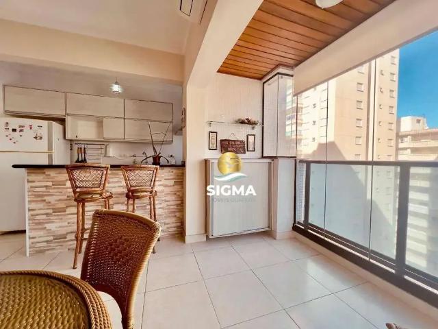 Flat para Venda em Guarujá/SP Pitangueiras 2 Quartos